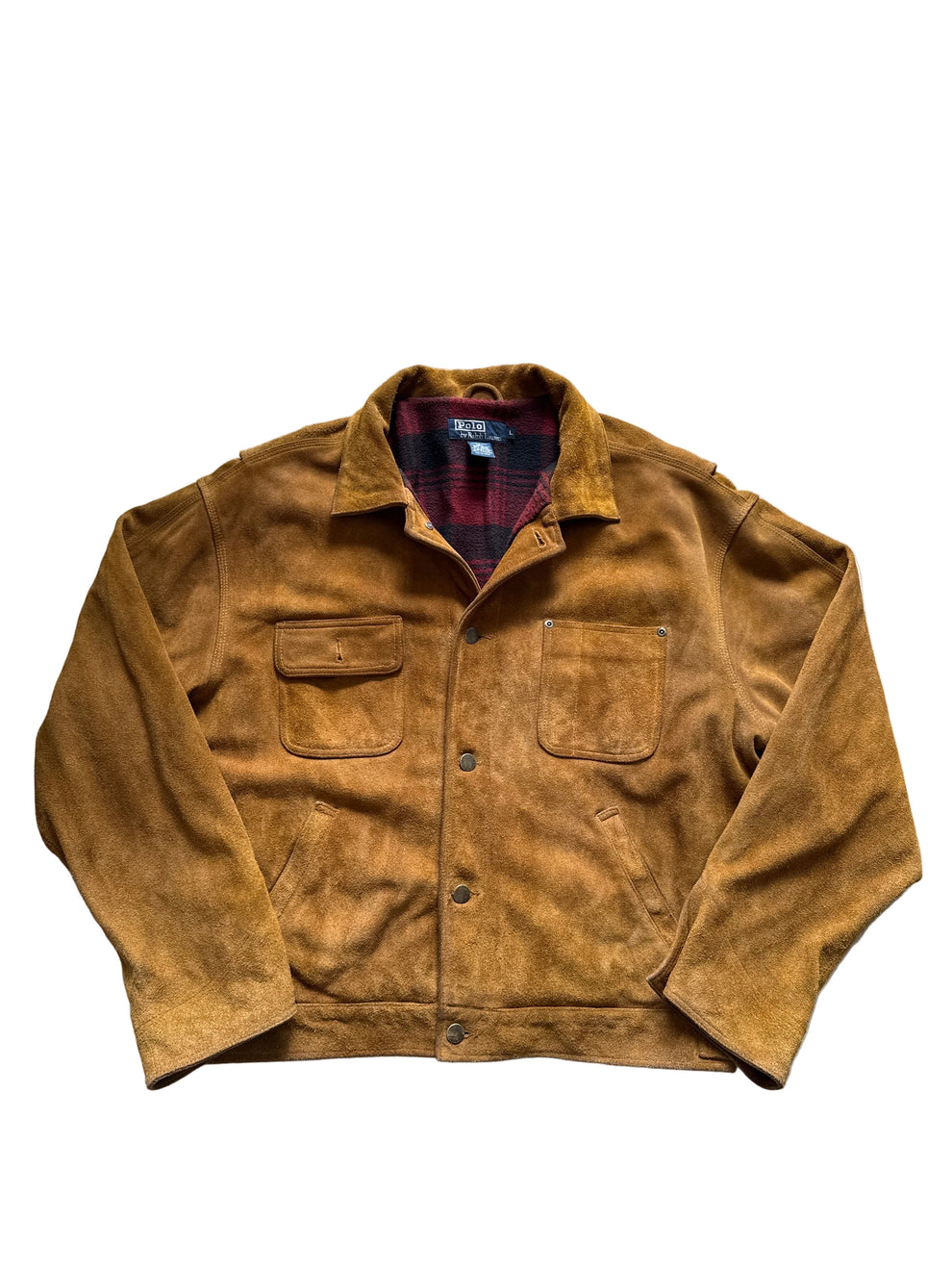 Vintage Polo By Ralph Lauren RRL 100% Genuine Leather Cowboy Jacket ...